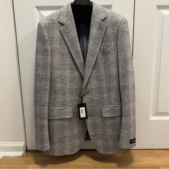 Bonobos | Suits & Blazers | Bonobos Italian Knit Blazer Light Grey ...